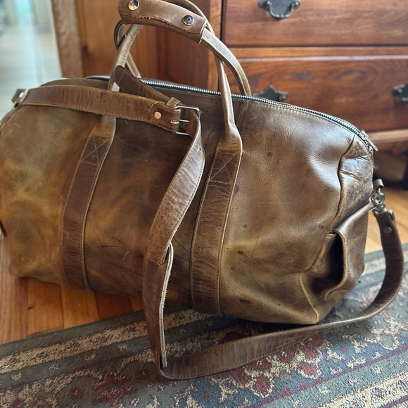 village tannery | Bags | Handmade Leather Weekender Bag | Poshmark
